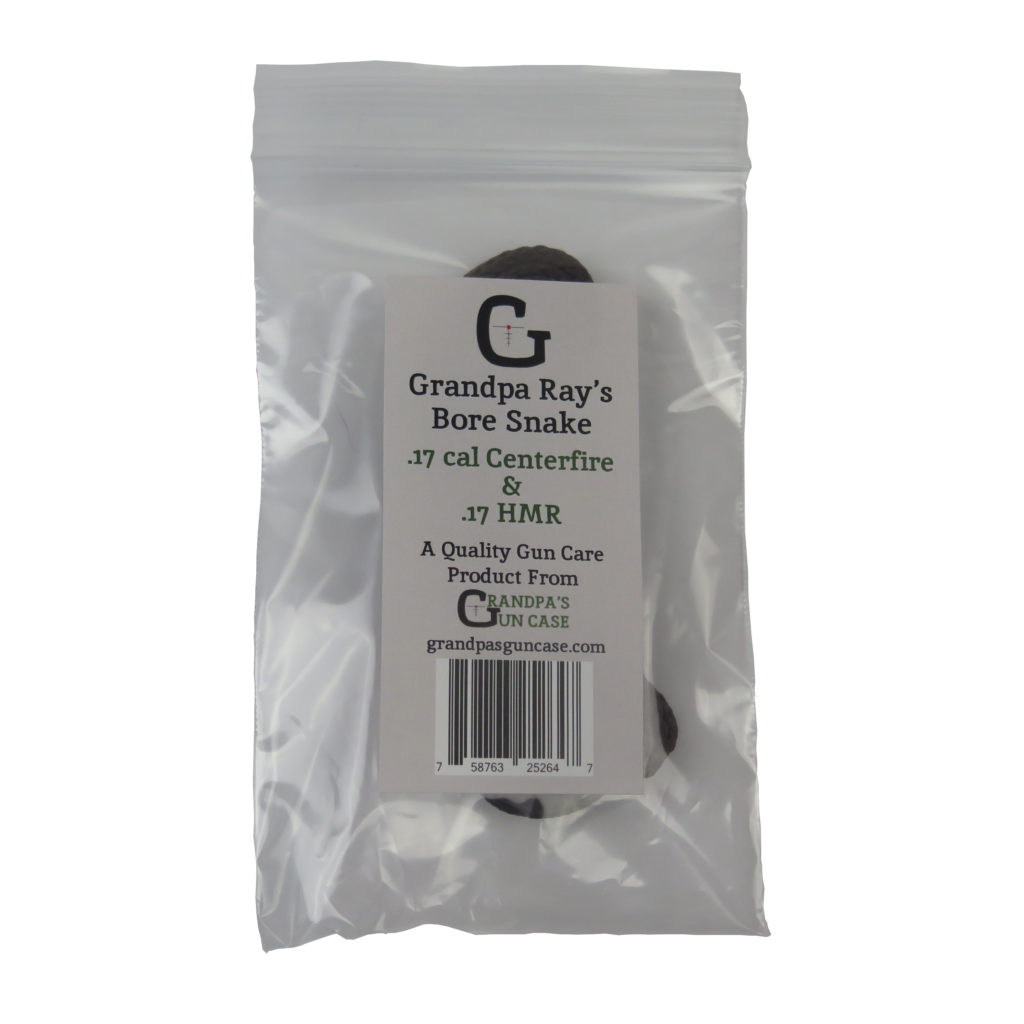 Grandpa Ray's Bore Snake .17 Cal Centerfire & .17 HMR - Grandpa's Gun Case